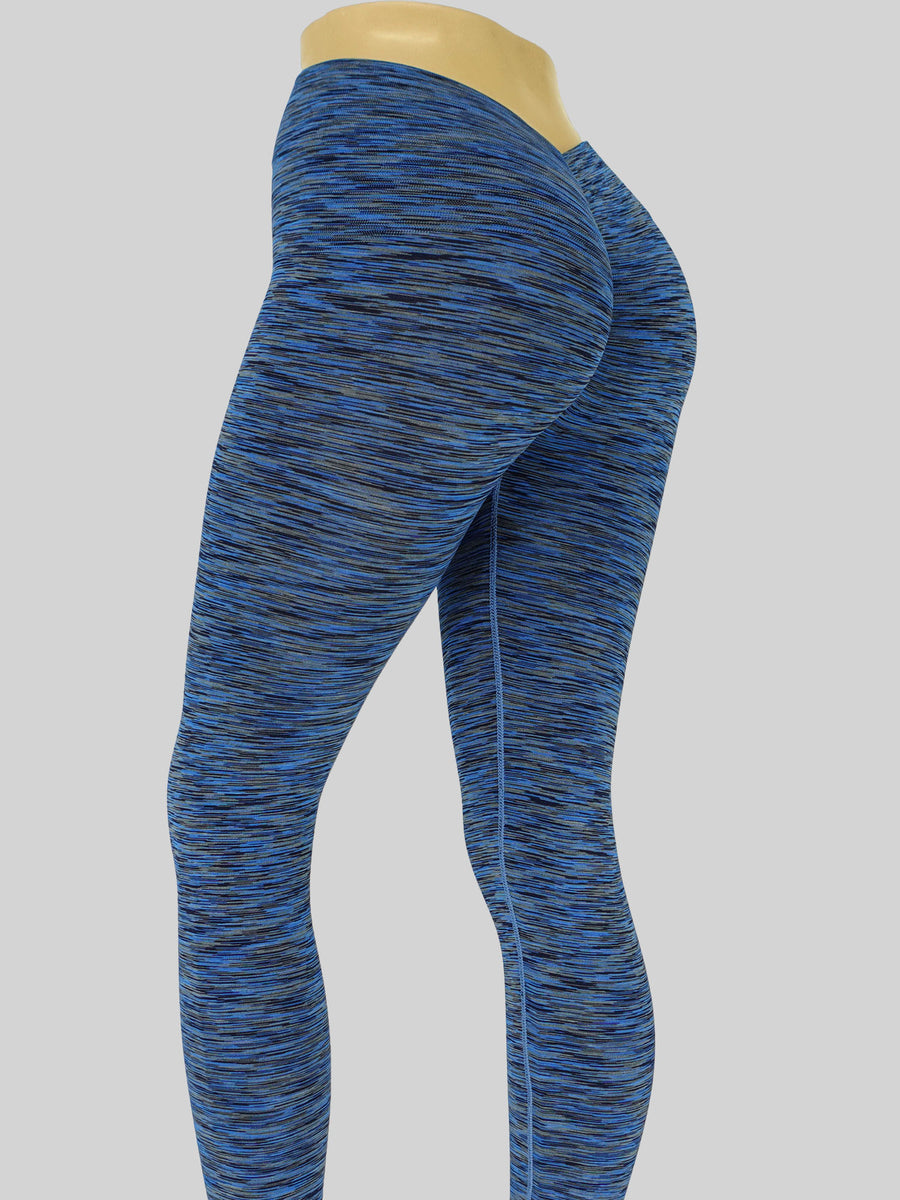 PoshSnob Deep V-Back Scrunch "Static" Sport Set Active Blend XS-M ...
